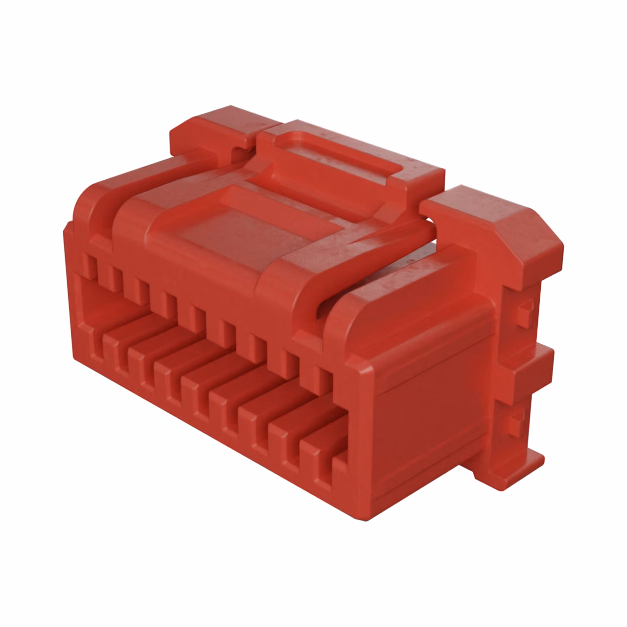 Micro-Lock Plus TPA Type Receptacle Housing, 1.25mm Pitch, Dual Row, Positive Lock, 18 Circuits, Red for sale