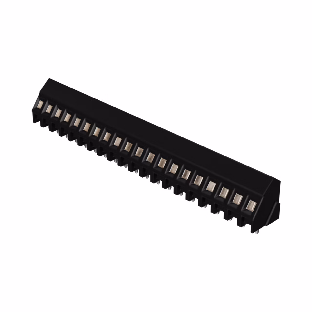 5.08mm Pitch Beau Eurostyle Low Profile, Fixed Block, 35° Wire Entry, Modular, 20 Circuits for sale