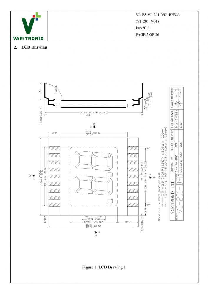 VI-201-DP specification page 5