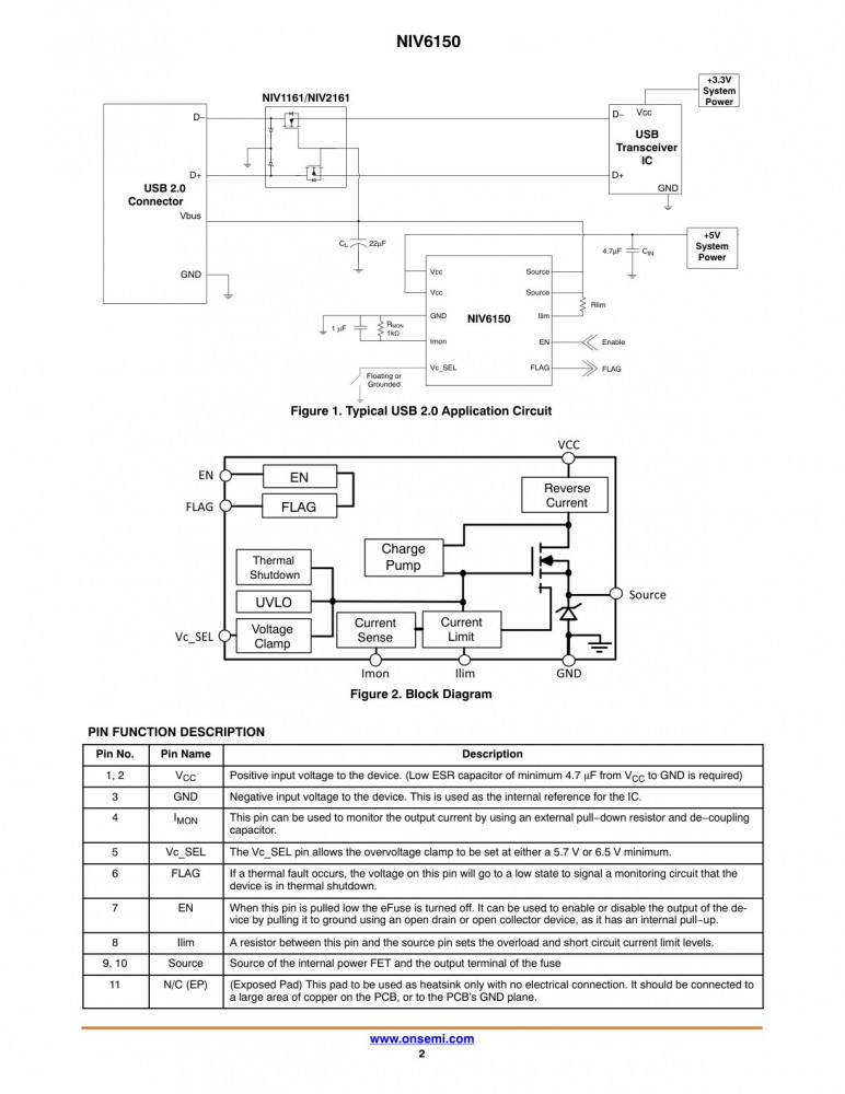 NIV6150 datasheet page 2