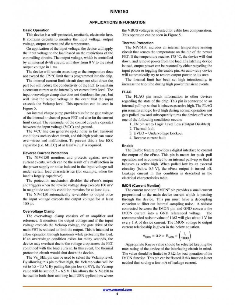 NIV6150 datasheet page 6