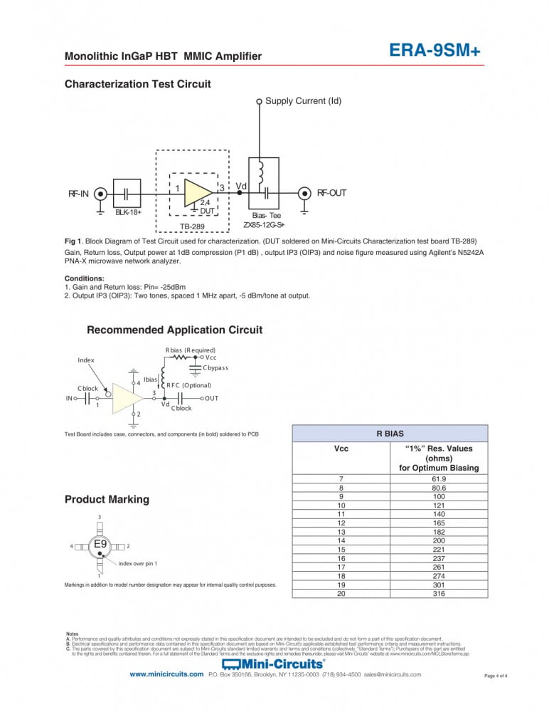 ERA-9SM+ datasheet page 4