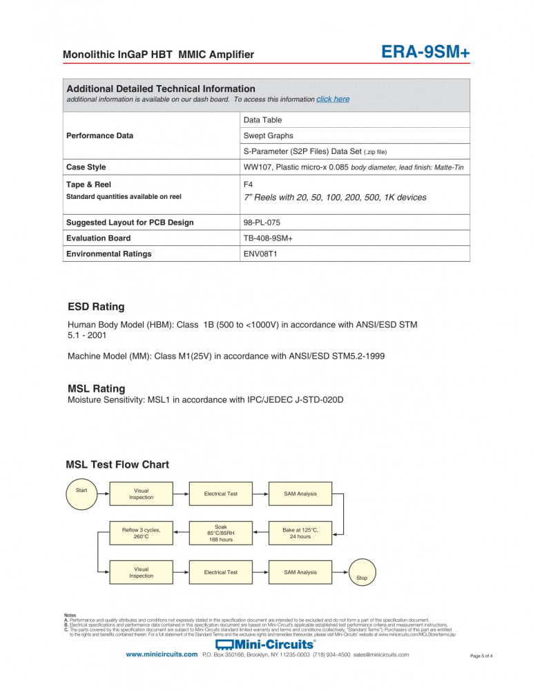 ERA-9SM+ datasheet page 5