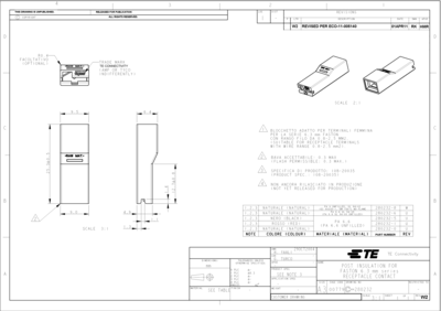TE Connectivity 280232-5 Housings & Boots for sale