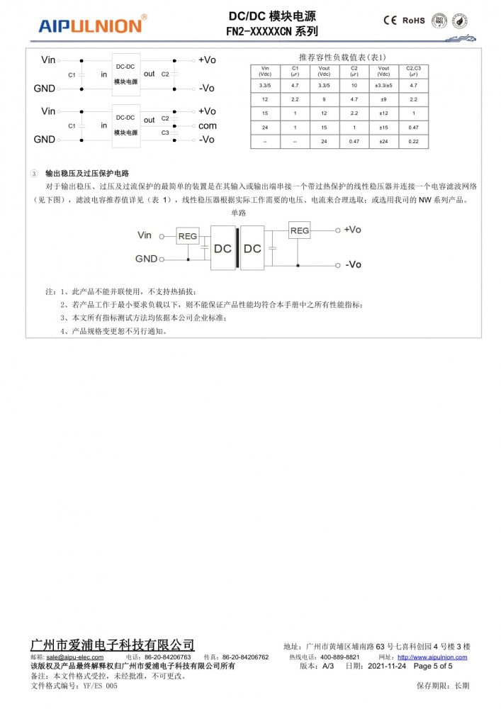 FN2-05S15CN datasheet page 5