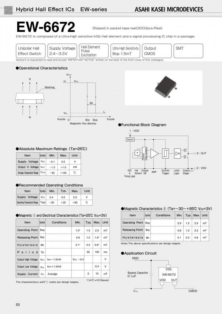 EW6672 technical document page 1
