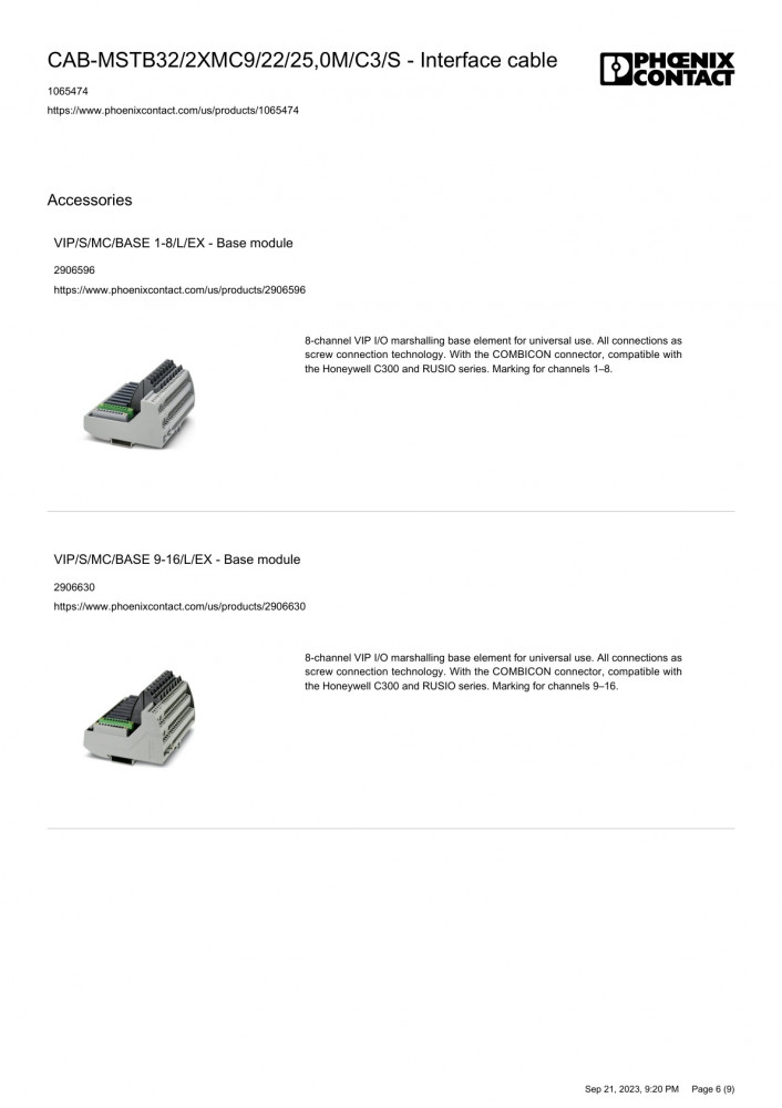 Phoenix Contact 1065474 document page 6