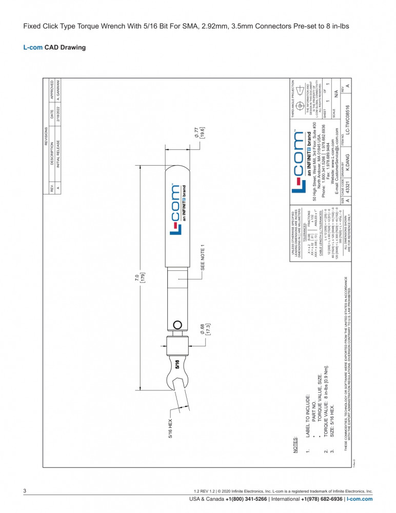 LC-TWC08516 technical document page 3