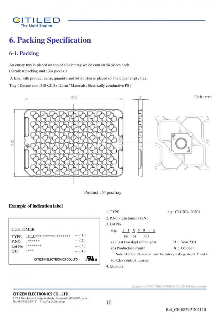 CLU703 datasheet page 10