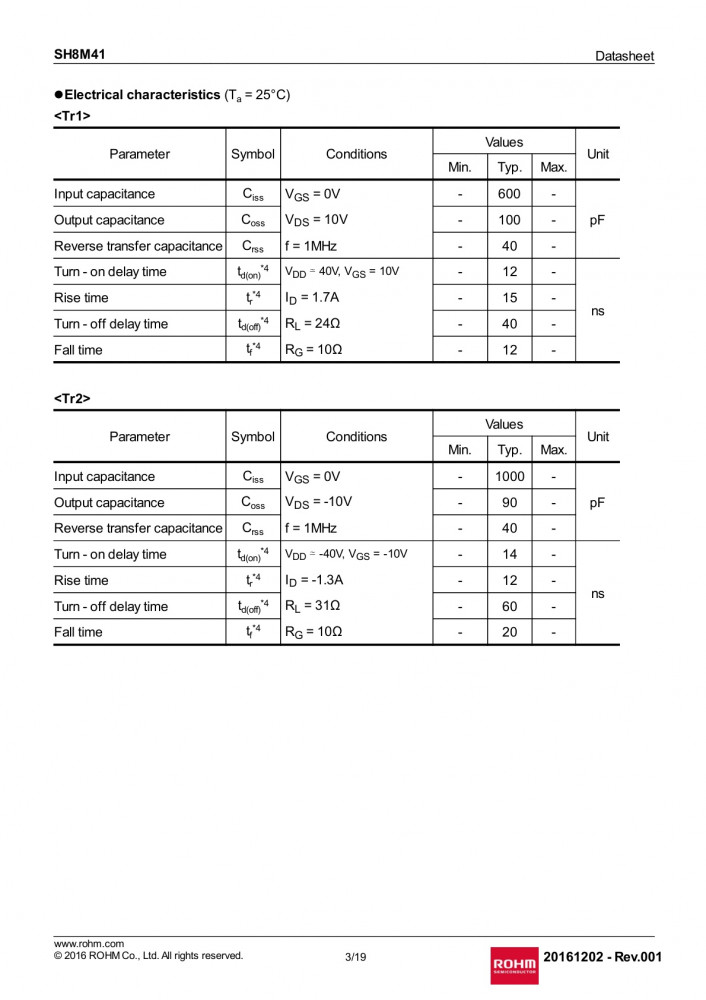 SH8M41TB1 datasheet page 3