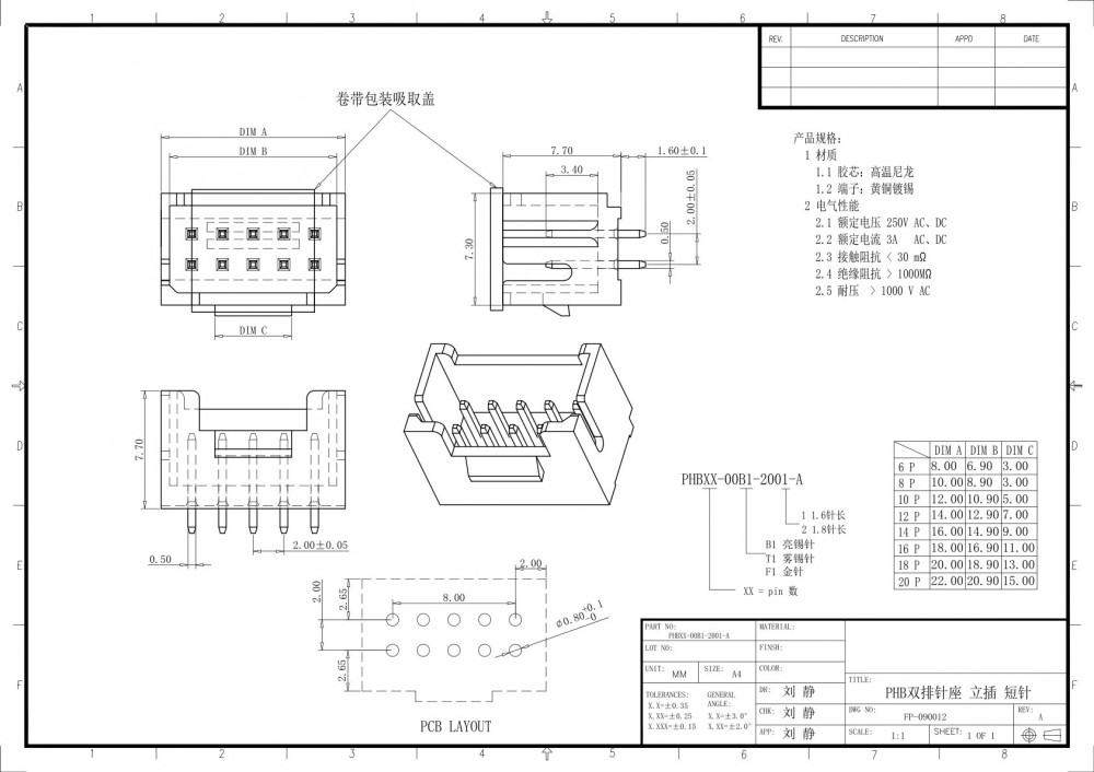 PHB10-00B1-2001-A technical document preview