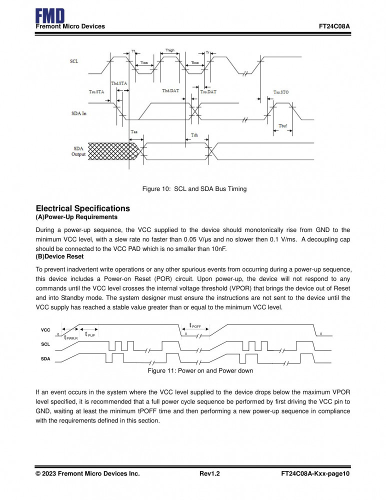 FT24C08A datasheet page 10