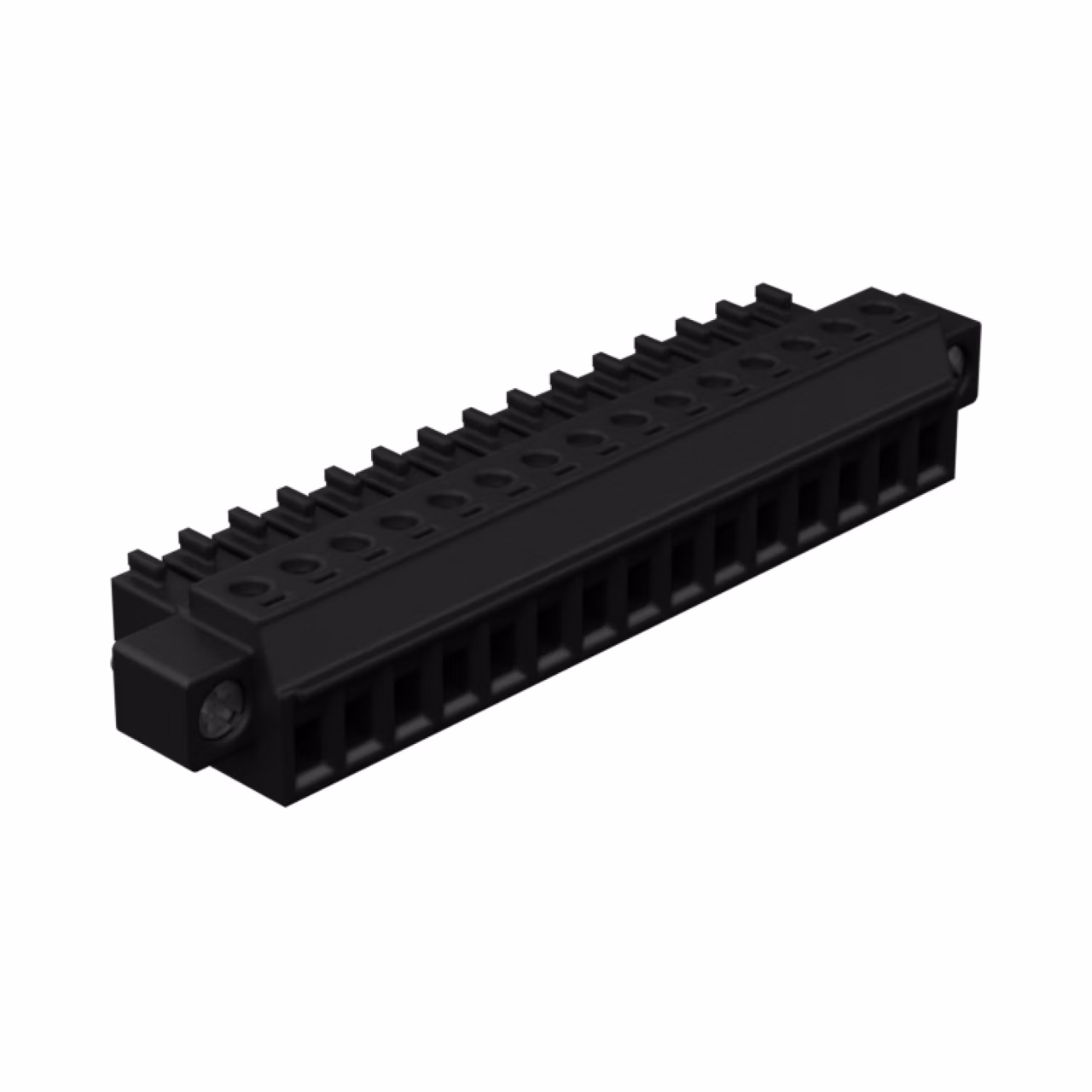 3.81mm Pitch Eurostyle Horizontal Plug, with Retention Screws, 15 Circuits for sale