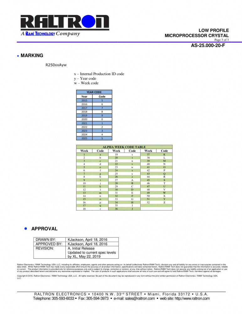 AS-25.000-20-F datasheet page 3
