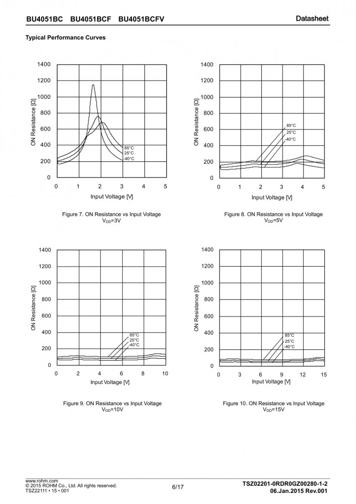 BU4051BCFV-E2 datasheet page 6