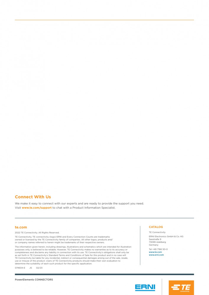 TE Connectivity PowerElements documentation page 10