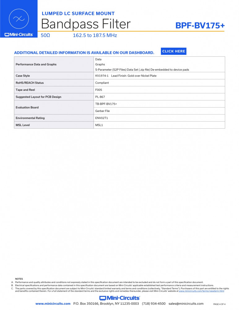 BPF-BV175+ technical document, page 4