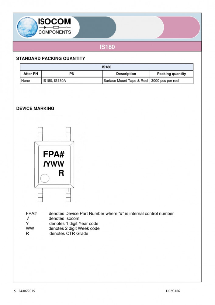 IS180 datasheet page 5
