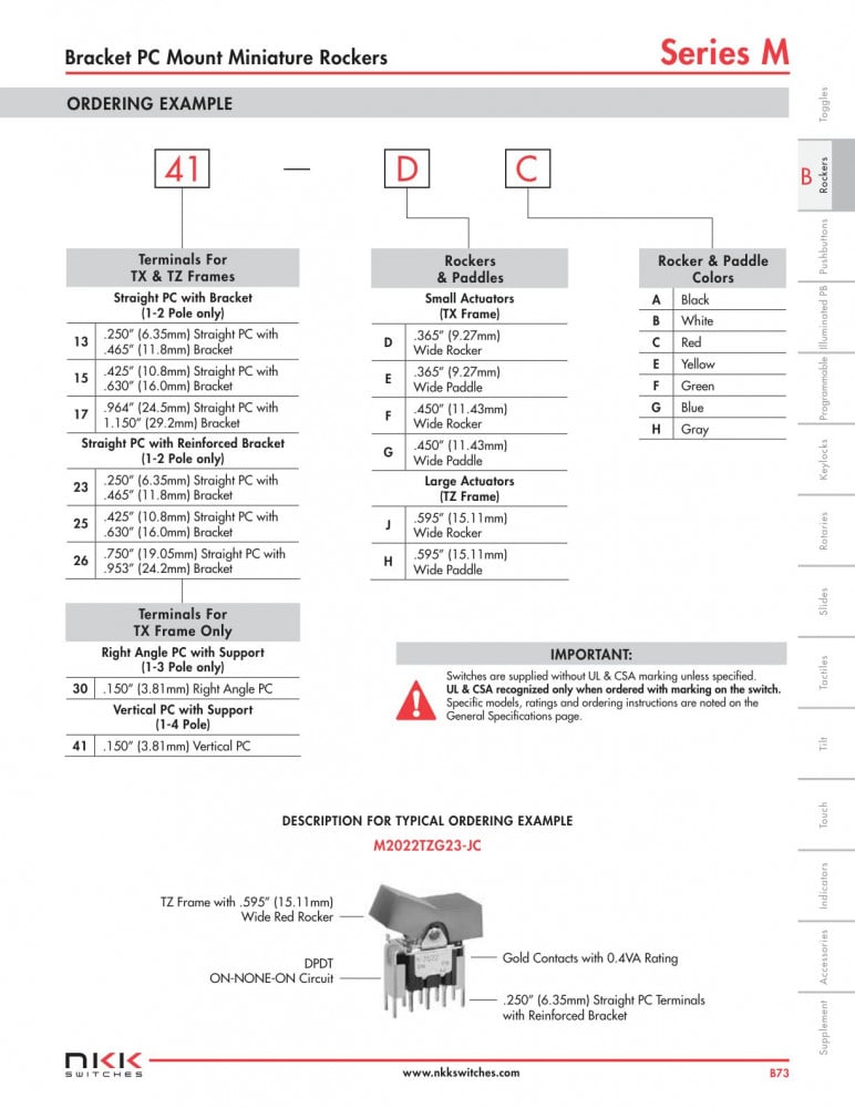 M20 series technical document page 4