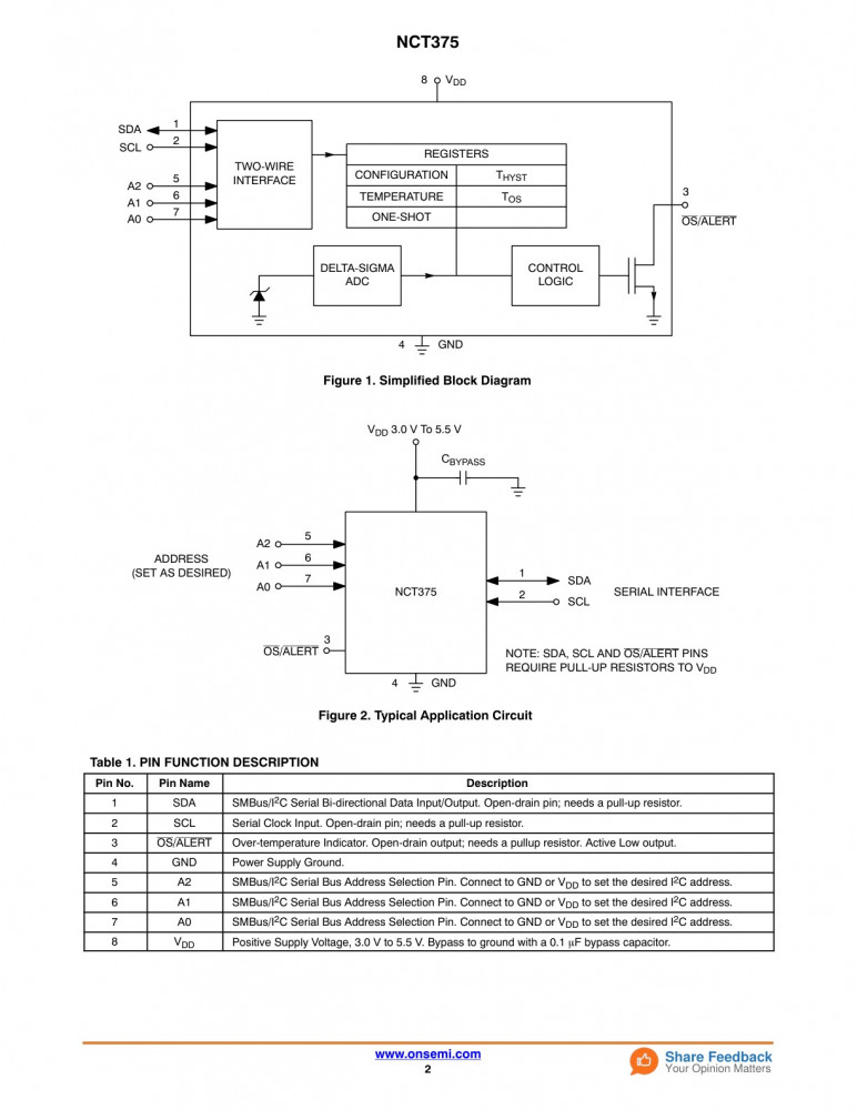 NCT375 datasheet page 2