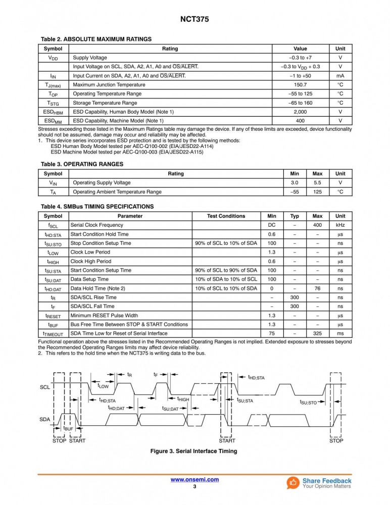 NCT375 datasheet page 3