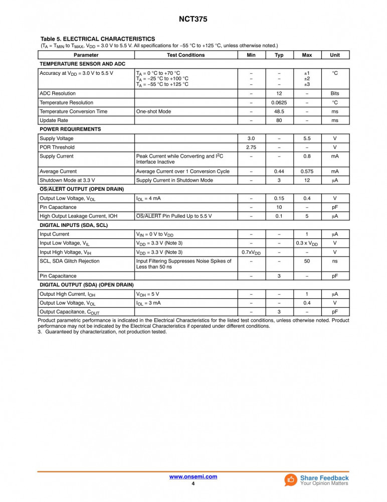 NCT375 datasheet page 4