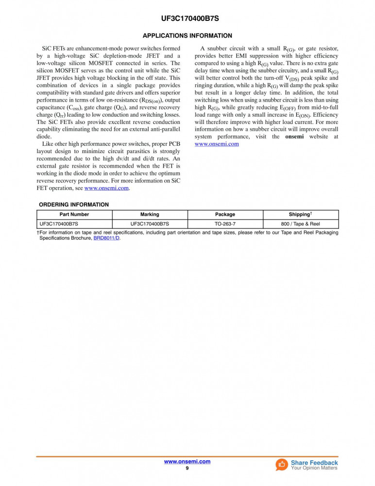 UF3C170400B7S datasheet page 9