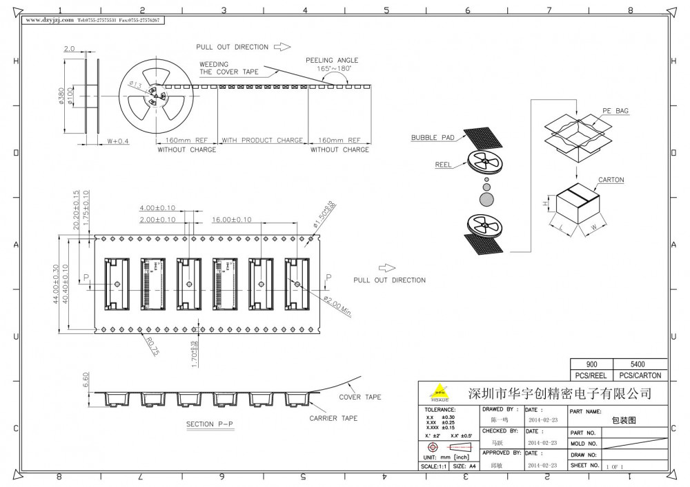 HOAUC HYCW24B-05NGFF-480B technical drawing page 4