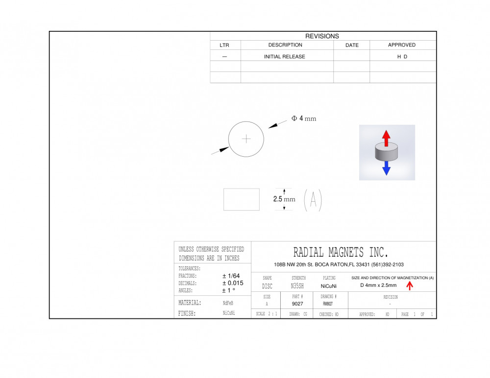 9027 RM9027 technical drawing preview