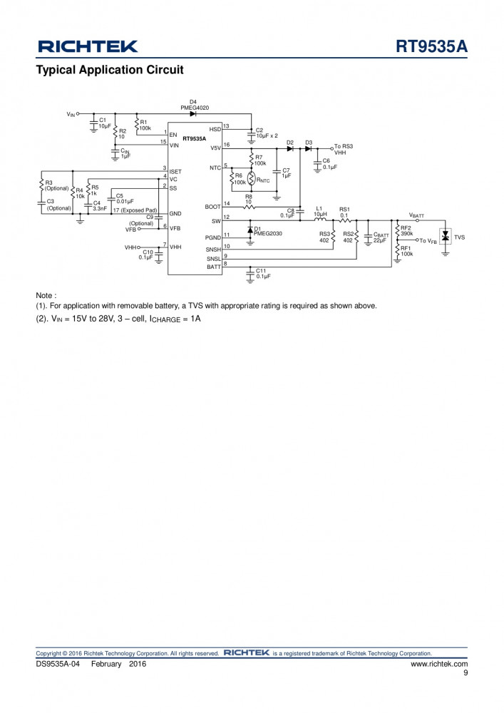 RT9535A datasheet page 9