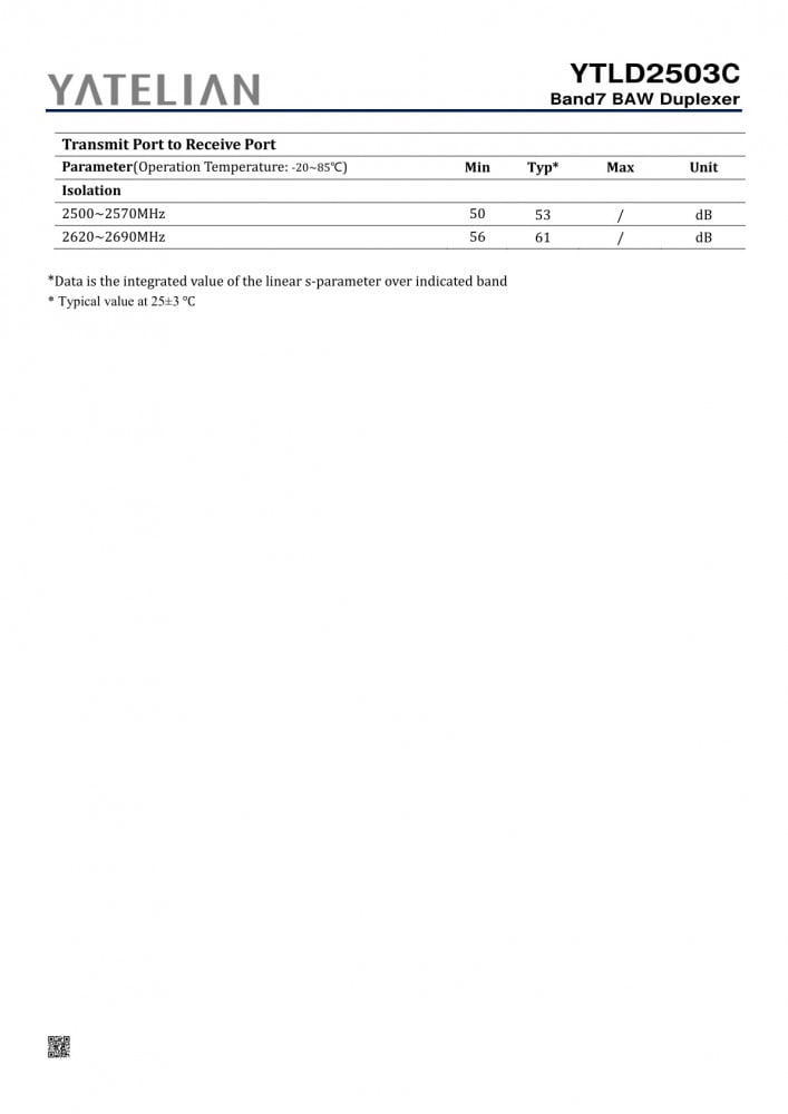 YTLD2503C technical document page 4