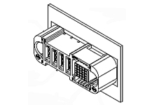 2.00mm, 5.50mm Pitch EXTreme Ten60Power Vertical Receptacle Assembly with Guide Receivers, 25 Signal Circuits, 4 DC Power Circuits for sale