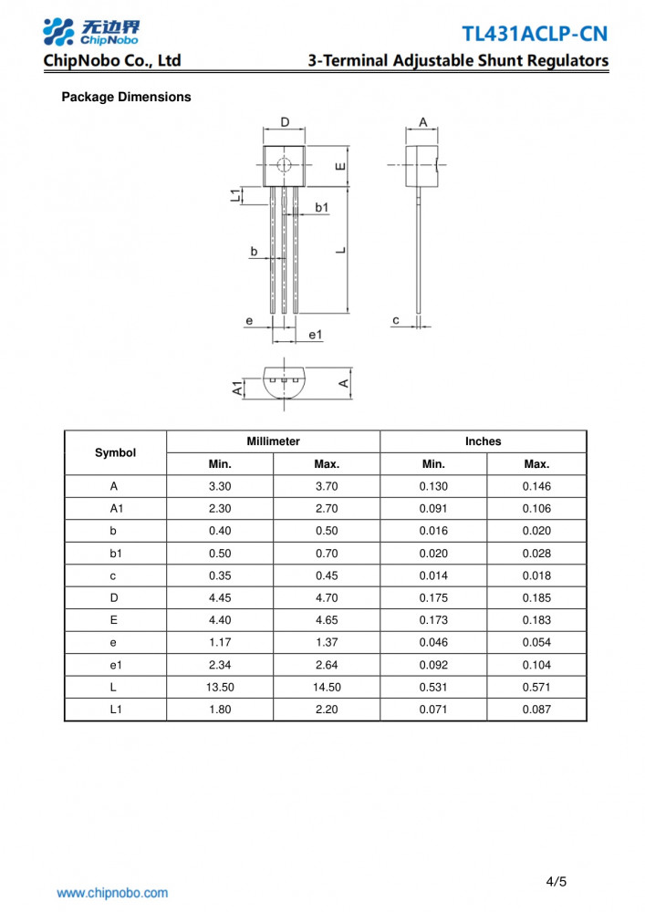 TL431ACLP-CN datasheet page 4