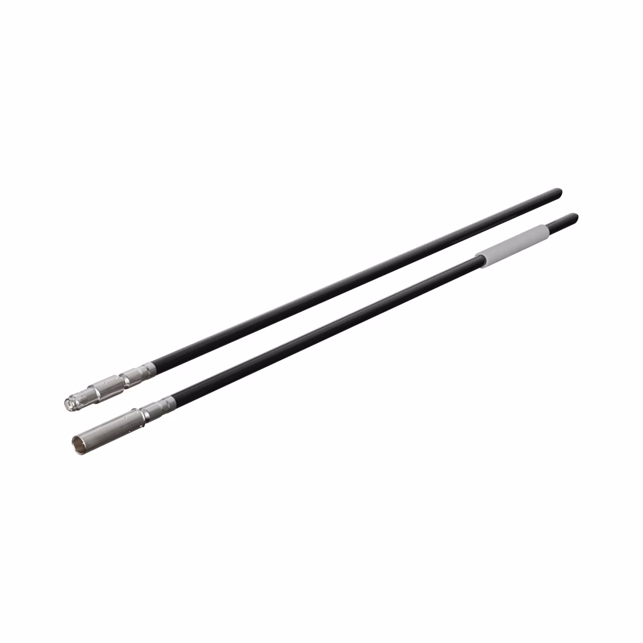 Pre-Crimped Lead HFM Jack Terminal-to-HFM Plug Terminal Off-the-Shelf (OTS) Cable Assembly, RG-174 Cable, 2000.00mm Length, 50 Ohms for sale