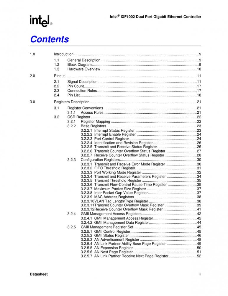 IXF1002 technical document page 4