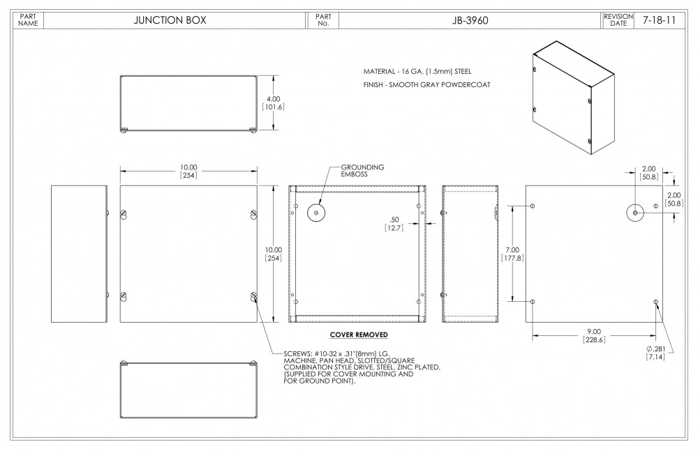 JB-3960 technical document image
