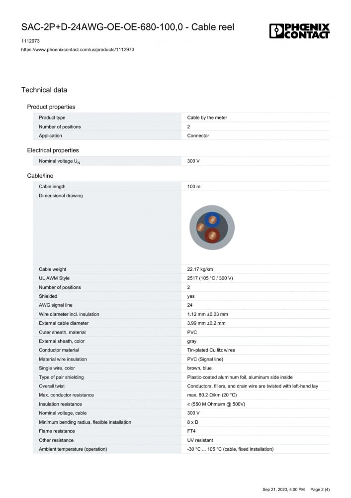 Phoenix Contact 1112973 product document page 2
