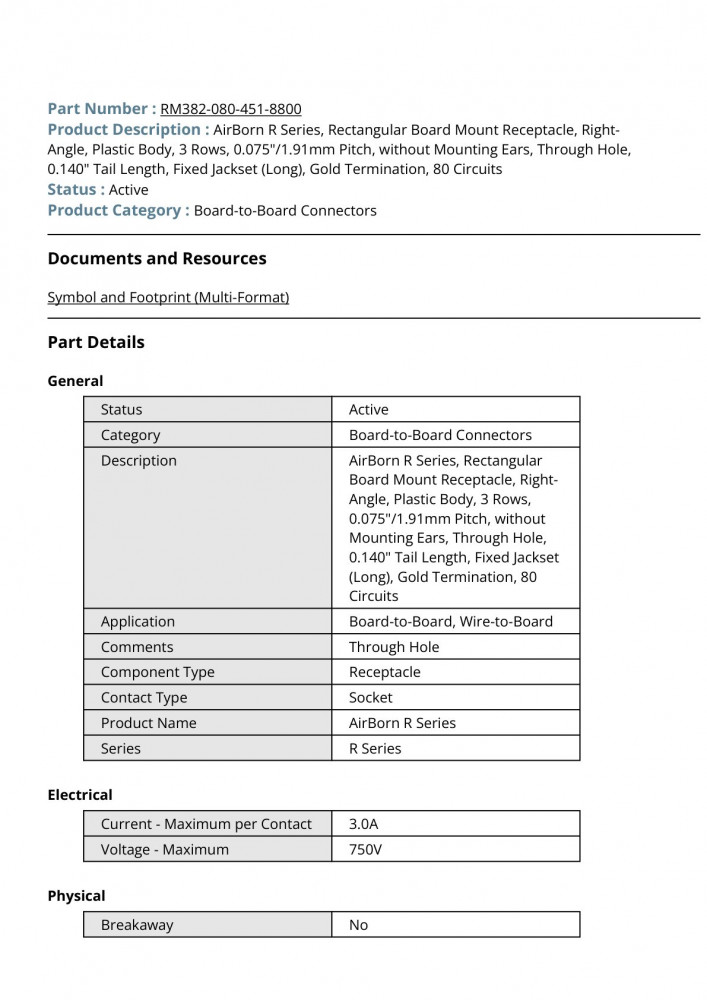 RM382-080-451-8800 technical document page 1