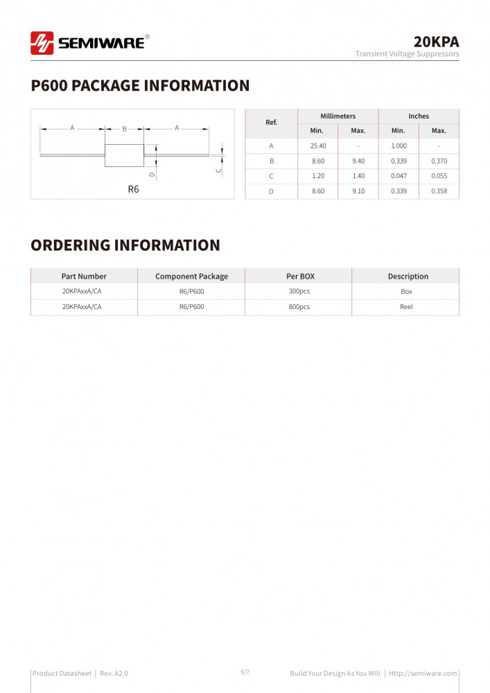 20KPA series datasheet page 6