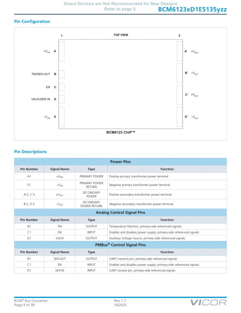 BCM6123 product document page 4
