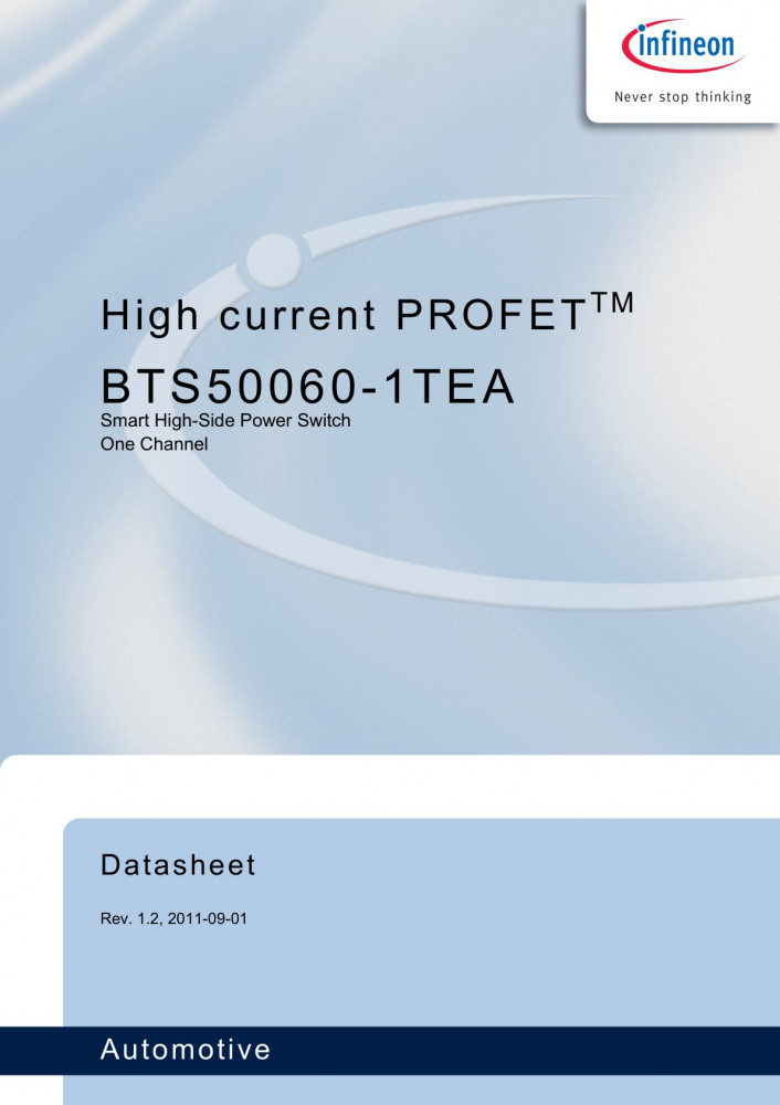 BTS50060-1TEA datasheet page 1
