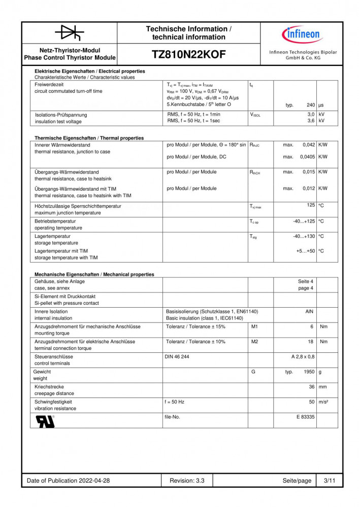 TZ810N22KOF technical document page 3