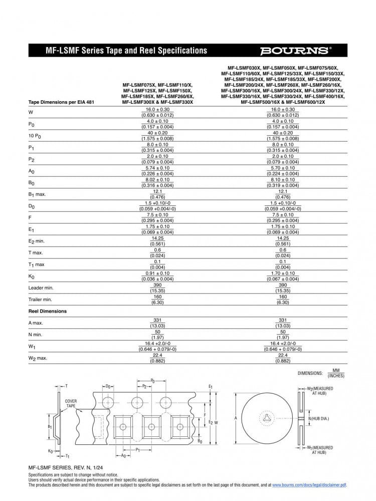 MF-LSMF series datasheet page 8