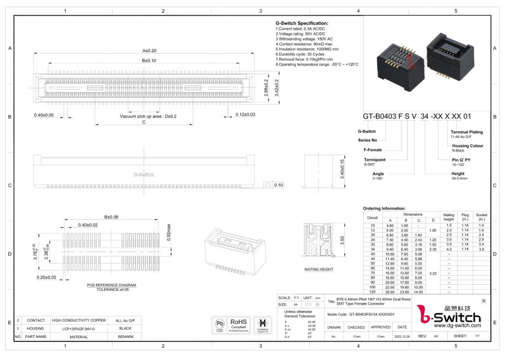 GT-B0403FSV34-24B1101 technical document page