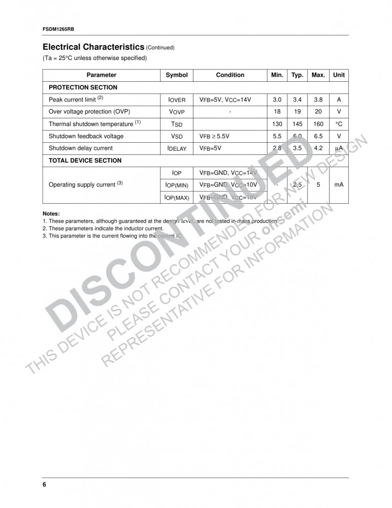 FSDM1265RB datasheet page 7