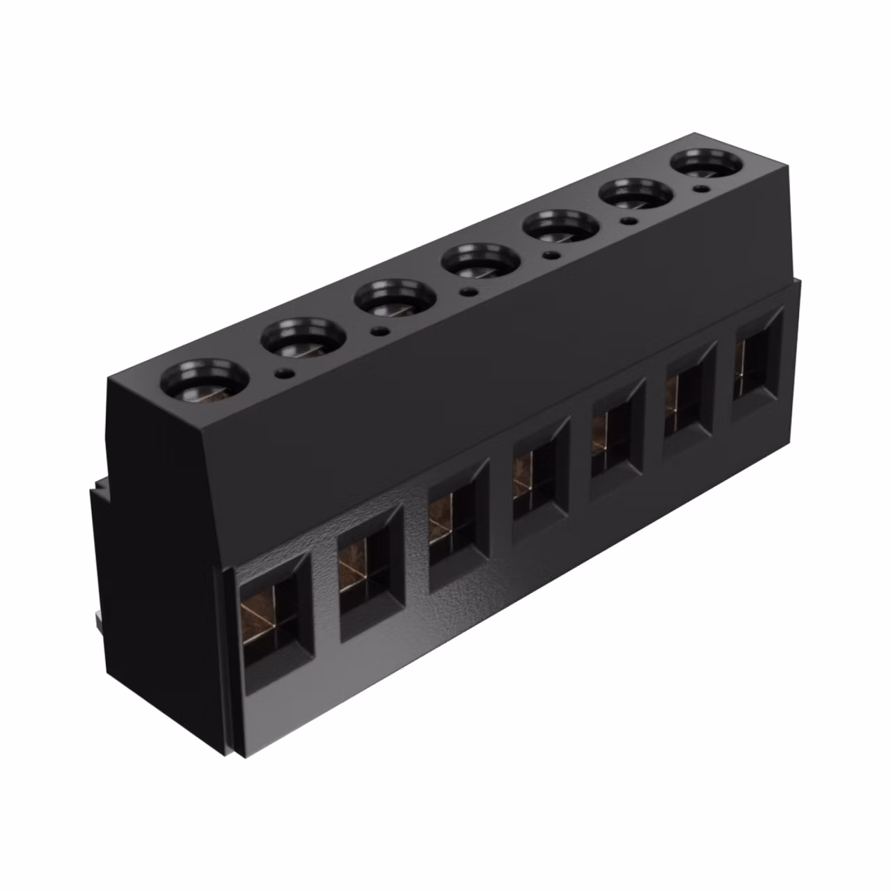 5.08mm Pitch Horizontal Fixed Mount PCB Terminal Block, 7 Circuits for sale