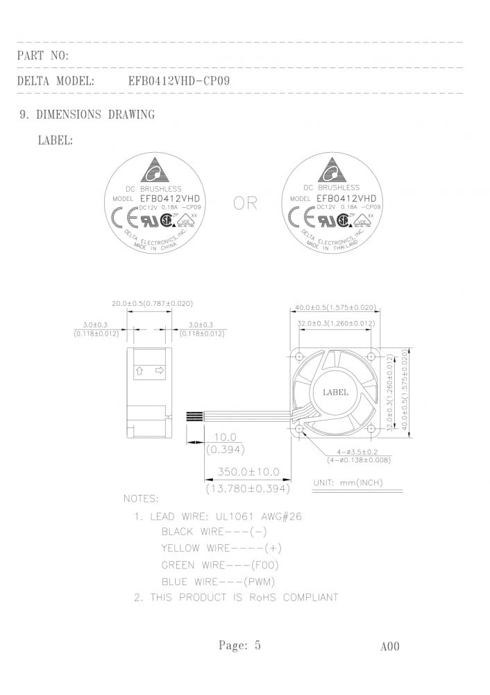 EFB0412VHD-CP09 specification page 6
