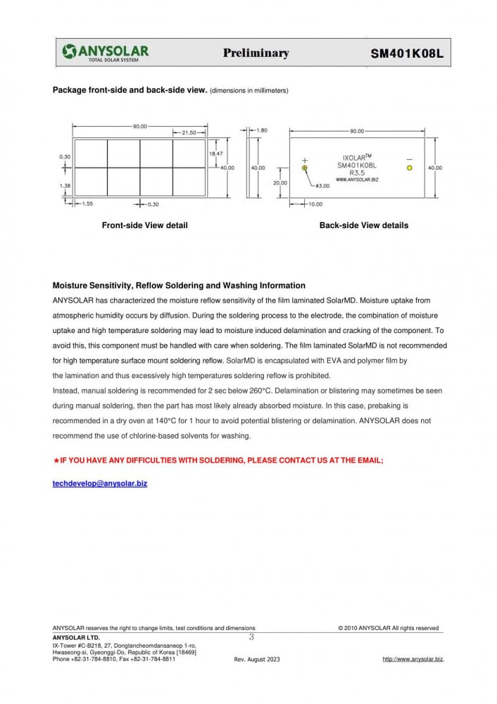 SM401K08L datasheet page 3