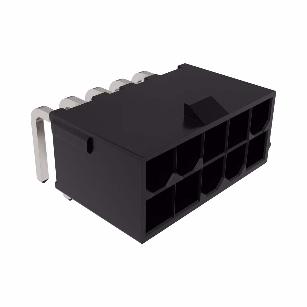 Micro-Fit BMI CPI Compliant Pin Header, Blind Mate Interface, Dual Row, Vertical, 22 Circuits, PA Polyamide Nylon 4/6, UL 94V-0, Tin (Sn) Over Nickel (Ni) Plating