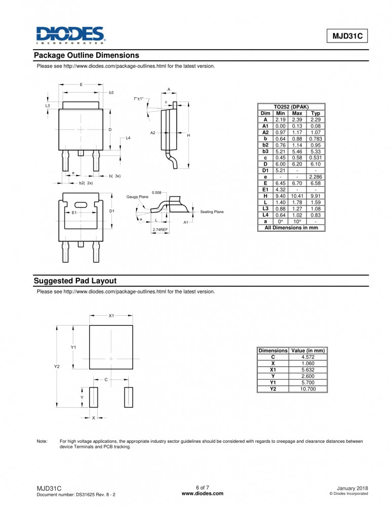 MJD31C-13 datasheet page 6